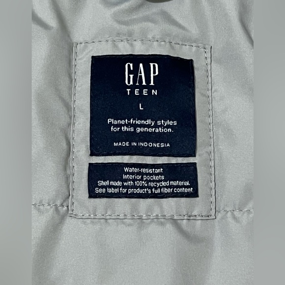 GAP | Jackets & Coats | The Gap Teen Boy Windbreaker Gray Jacket Size ...